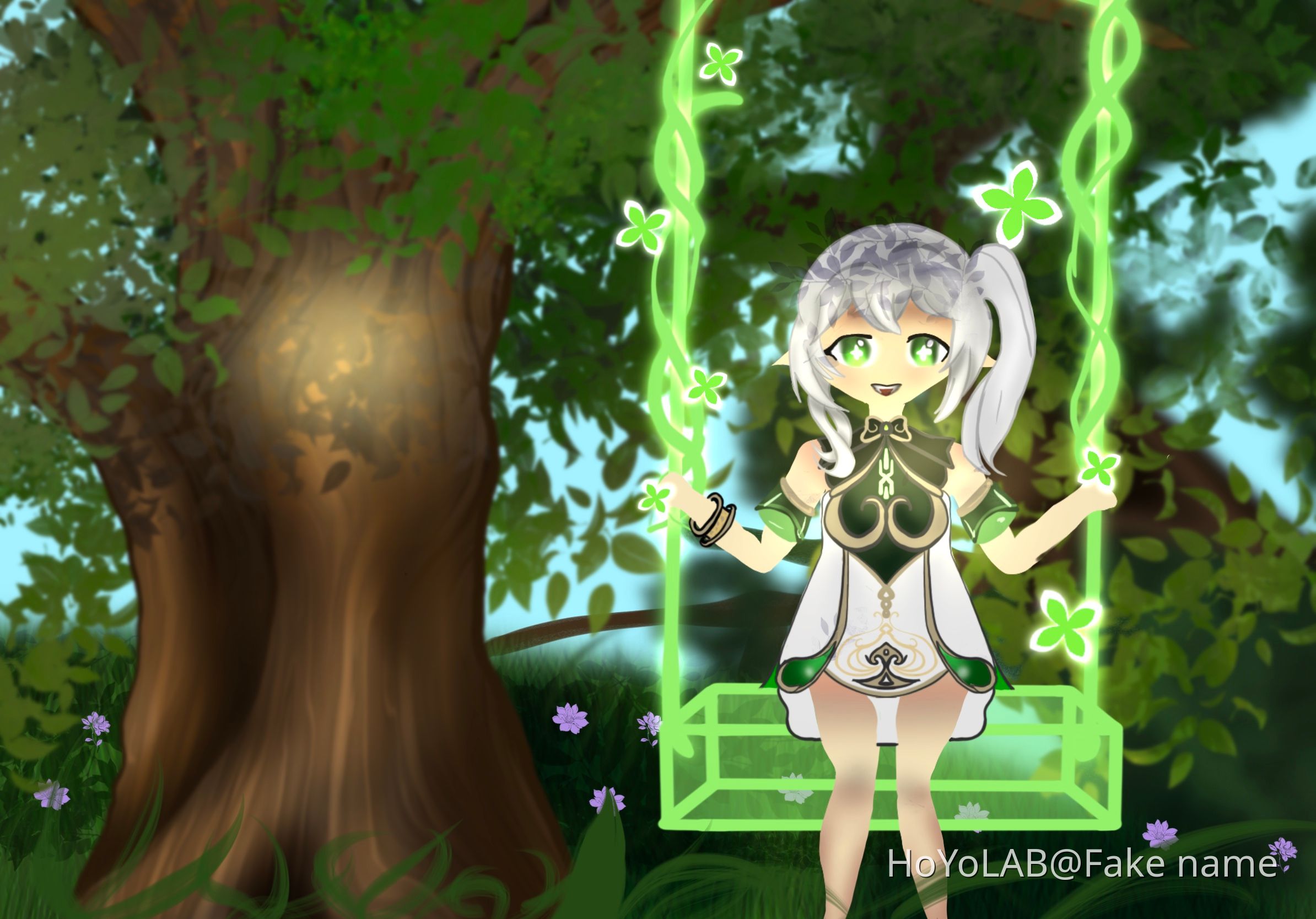 Nahida art Genshin Impact | HoYoLAB