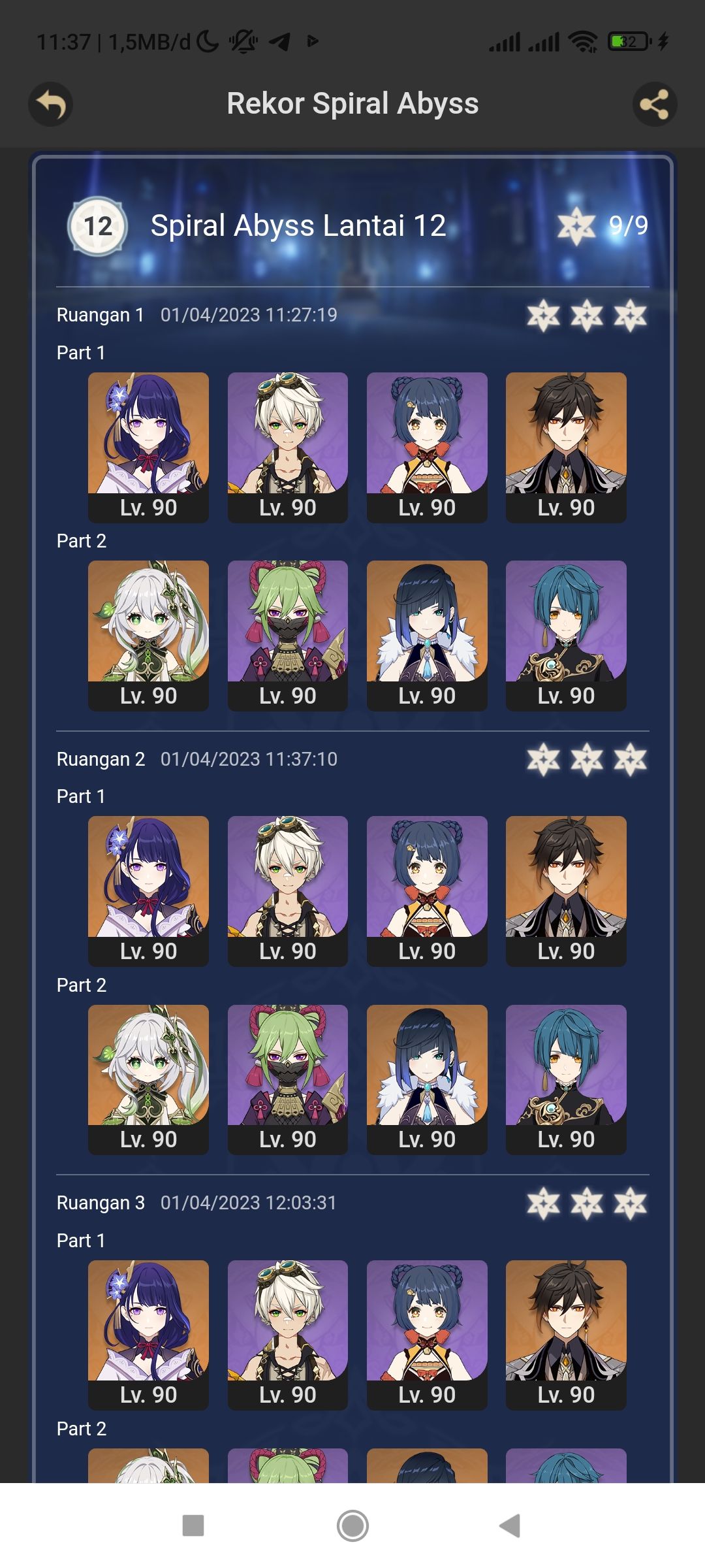 rekomendasi spiral Genshin Impact | HoYoLAB