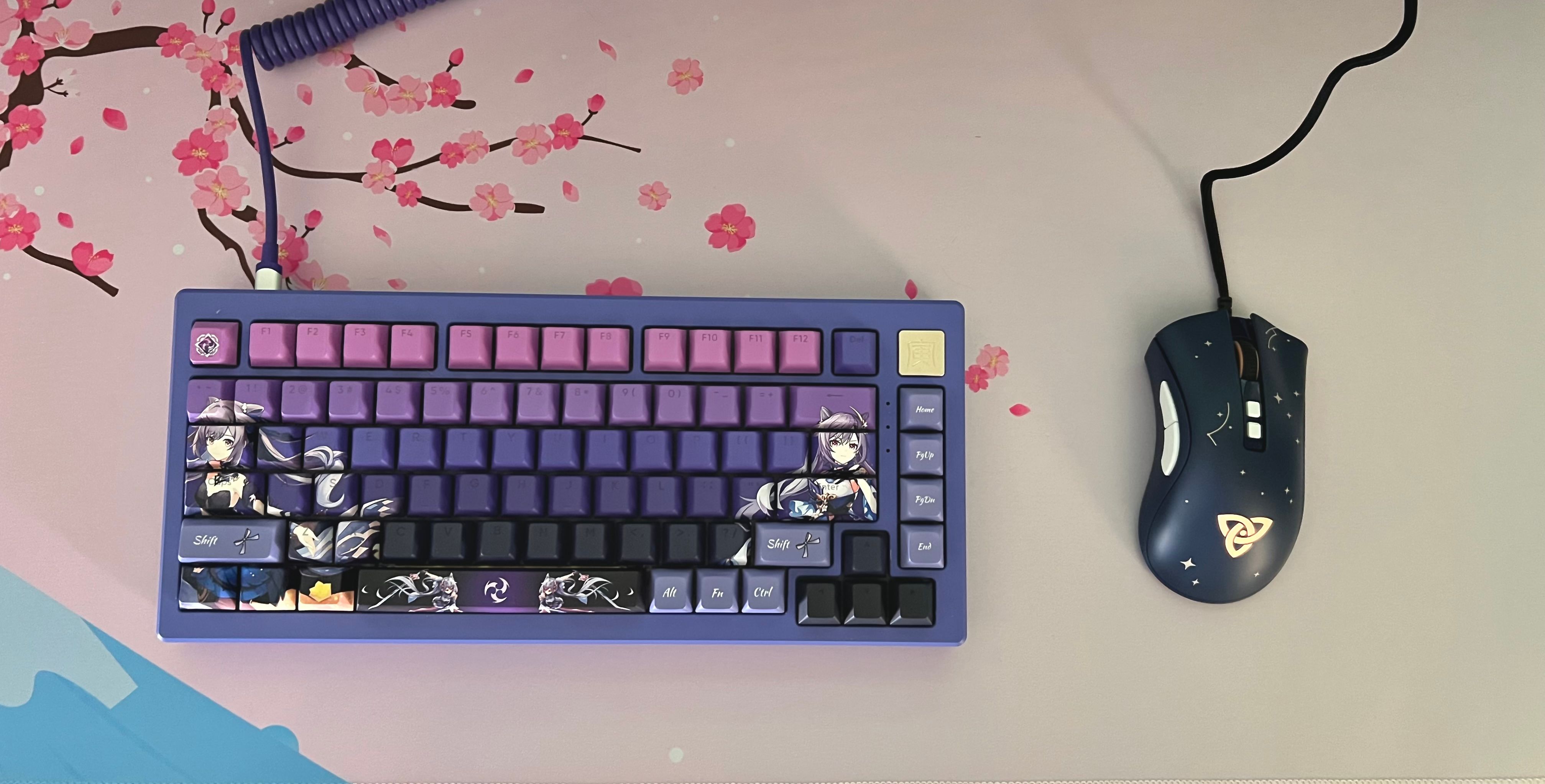 keqing keycaps and genshin mouse Genshin Impact | HoYoLAB