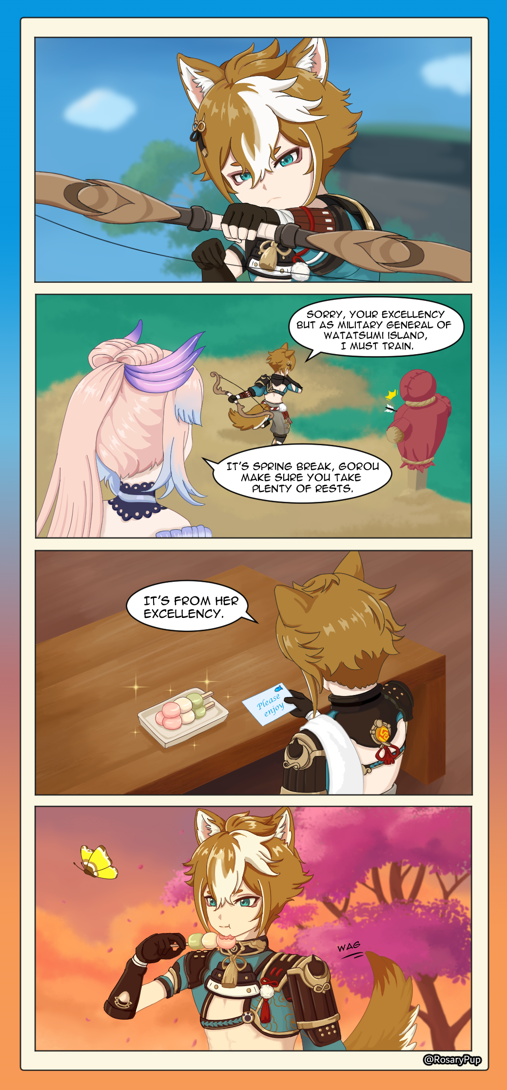 Gorou's spring break Genshin Impact | HoYoLAB