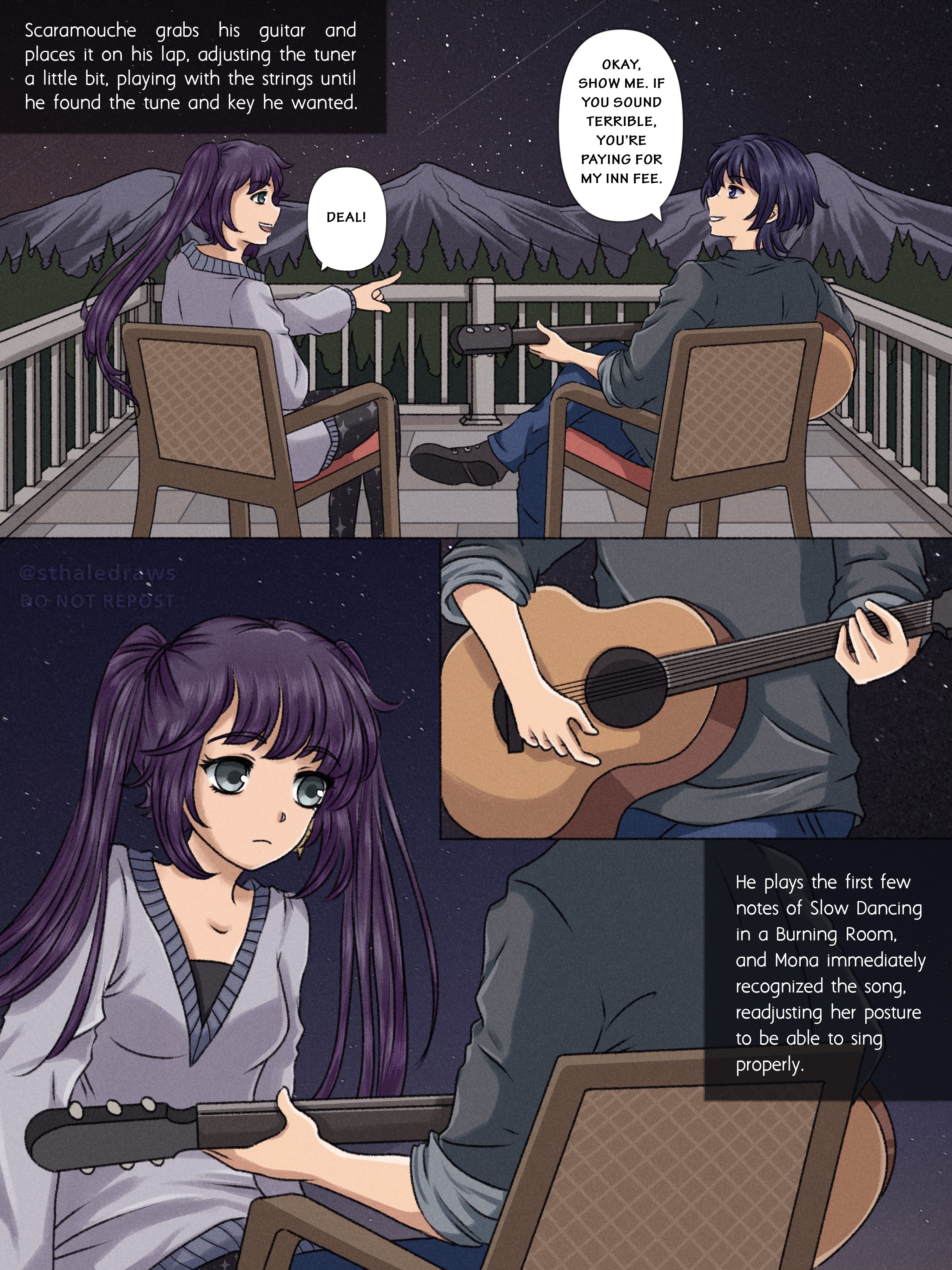 Linger (a scaramona comic) Genshin Impact | HoYoLAB