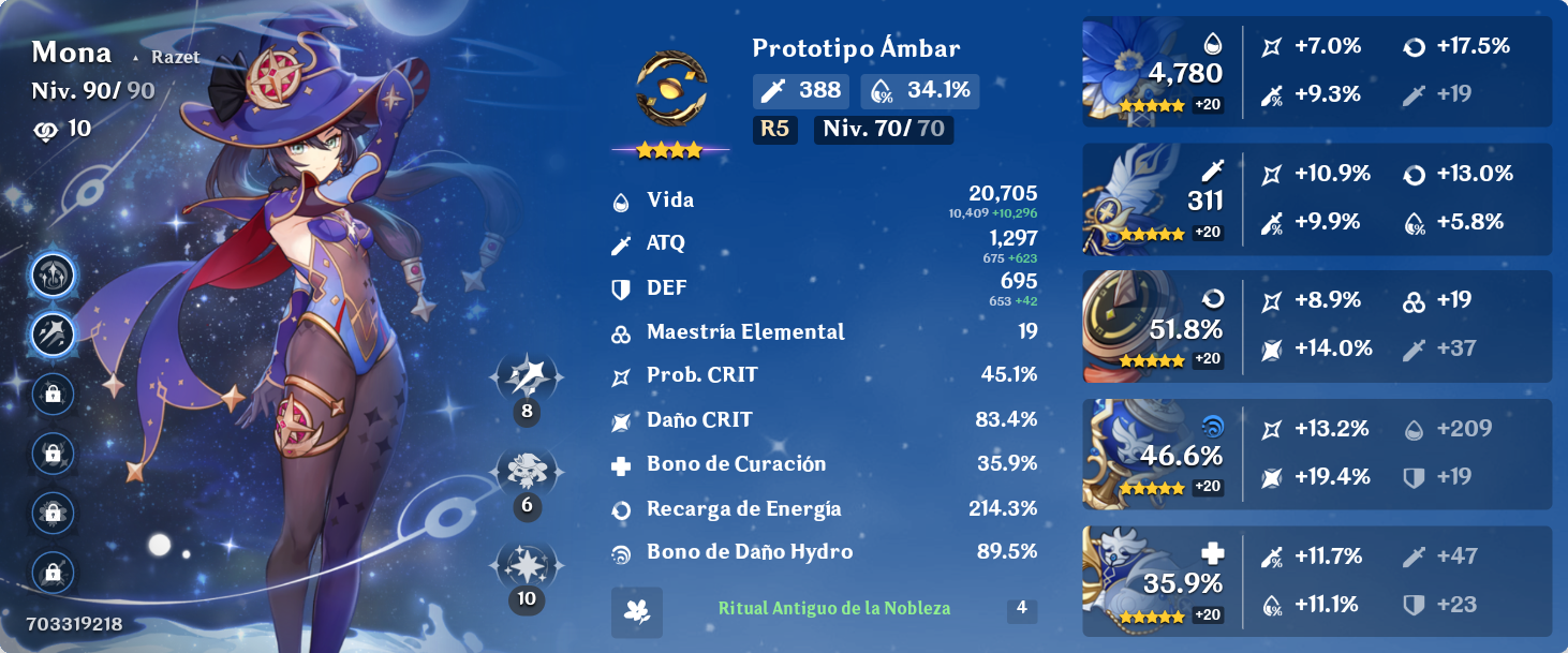 Mona Healer Genshin Impact | HoYoLAB