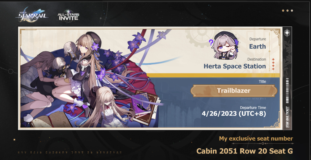 Reminder to do the HSR event for stuff: Day 2 Honkai: Star Rail | HoYoLAB