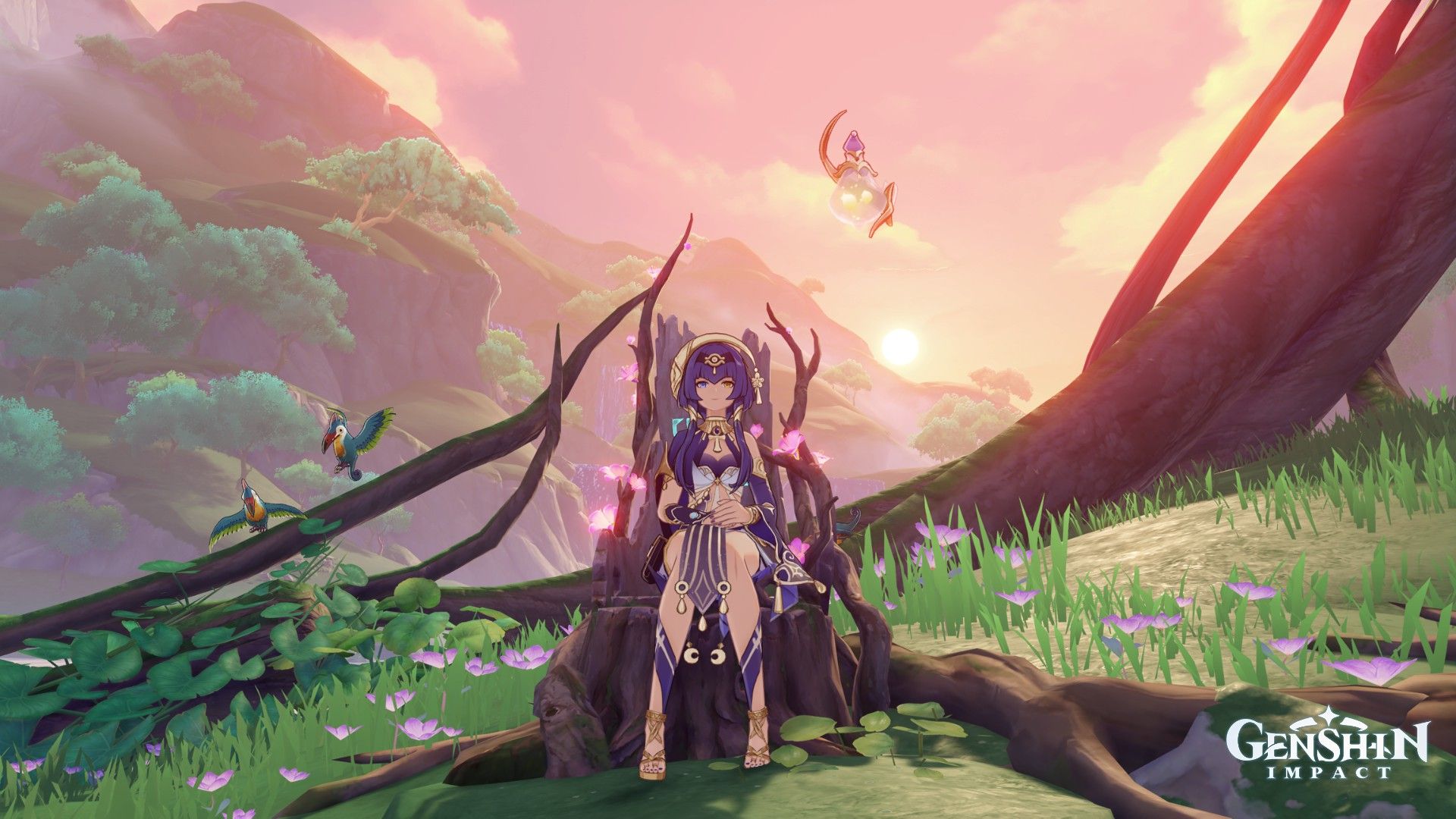 Eternal Oasis Collection: Candace Sitting Upon The Flower Throne (1/5 ...