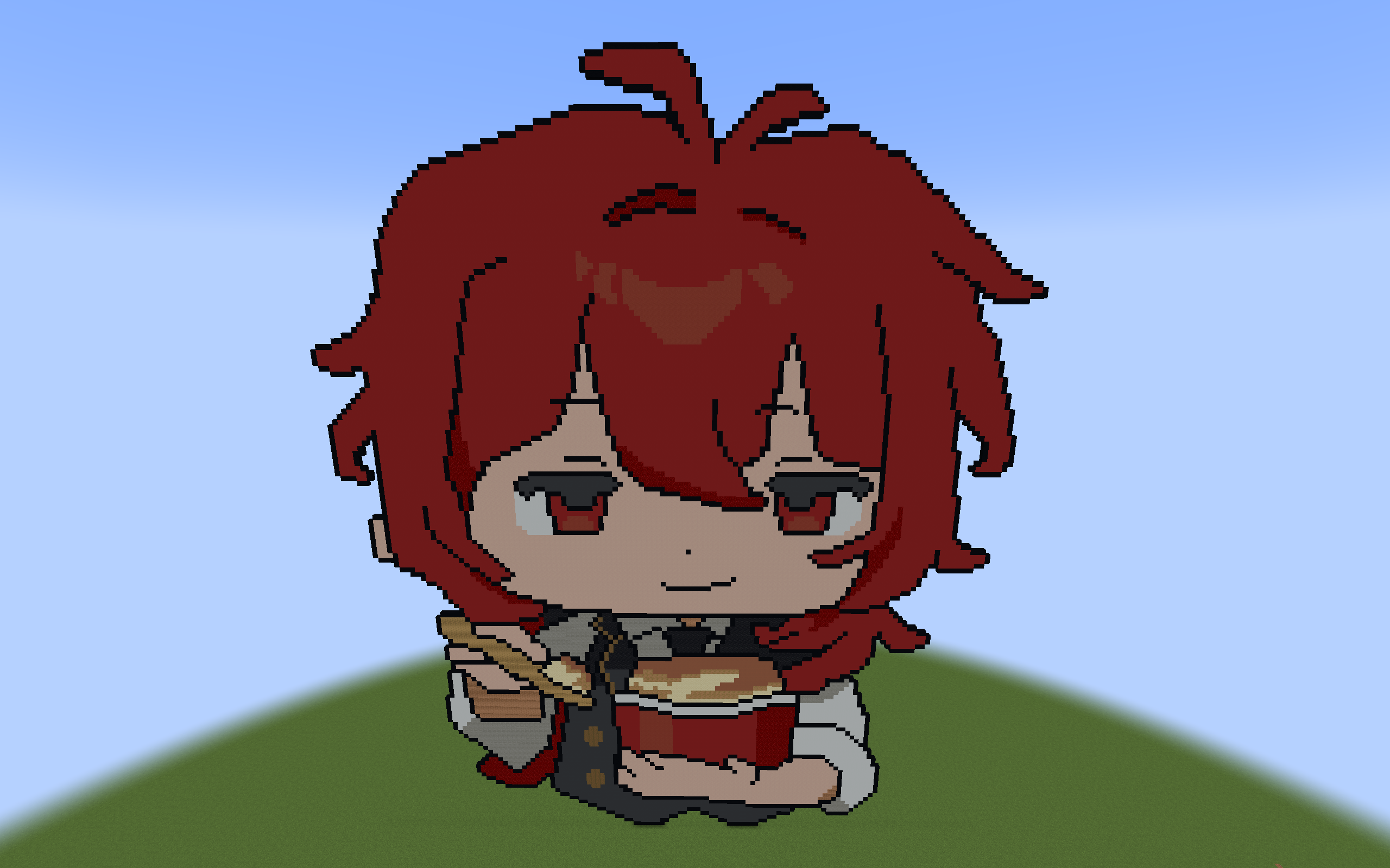 KFC Diluc in Minecraft Genshin Impact | HoYoLAB