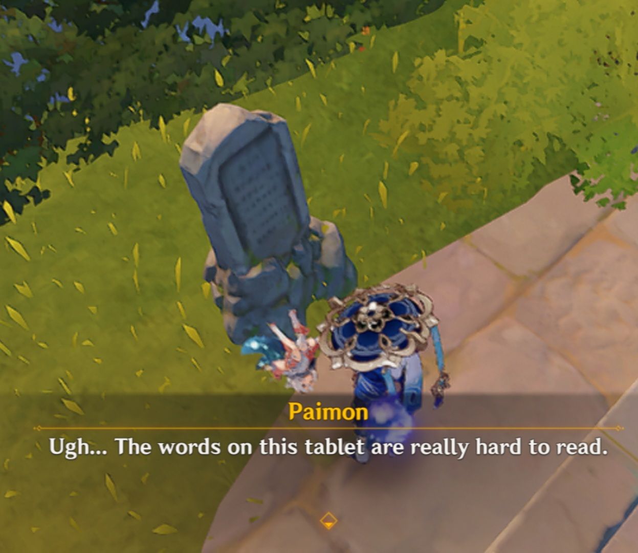 Yes paimon it is very hard to read Genshin Impact | HoYoLAB