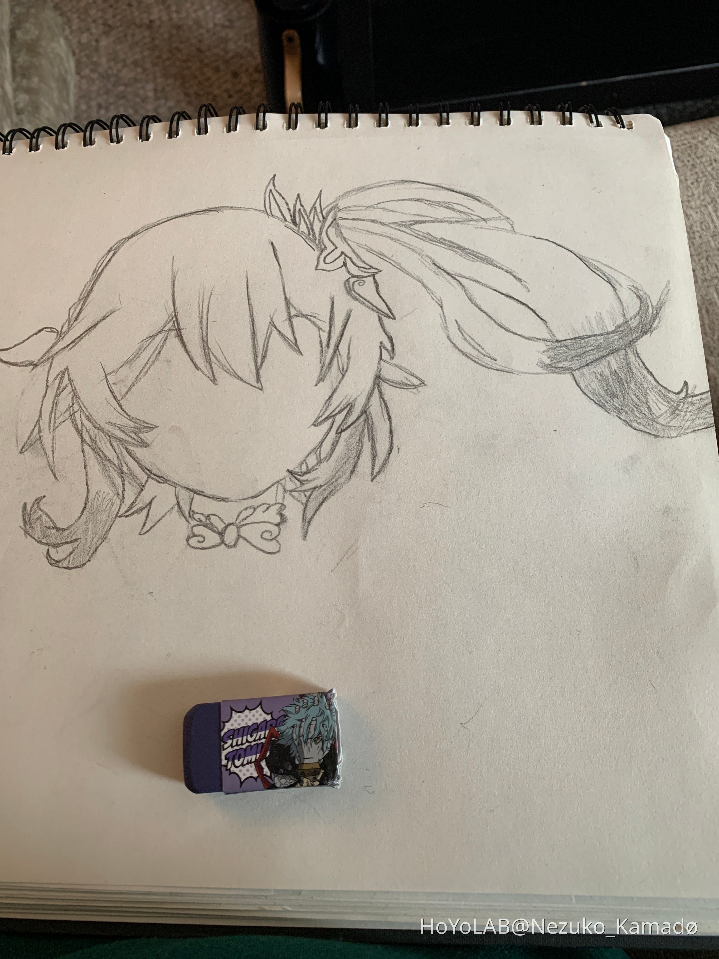 Progress on Nahida drawing