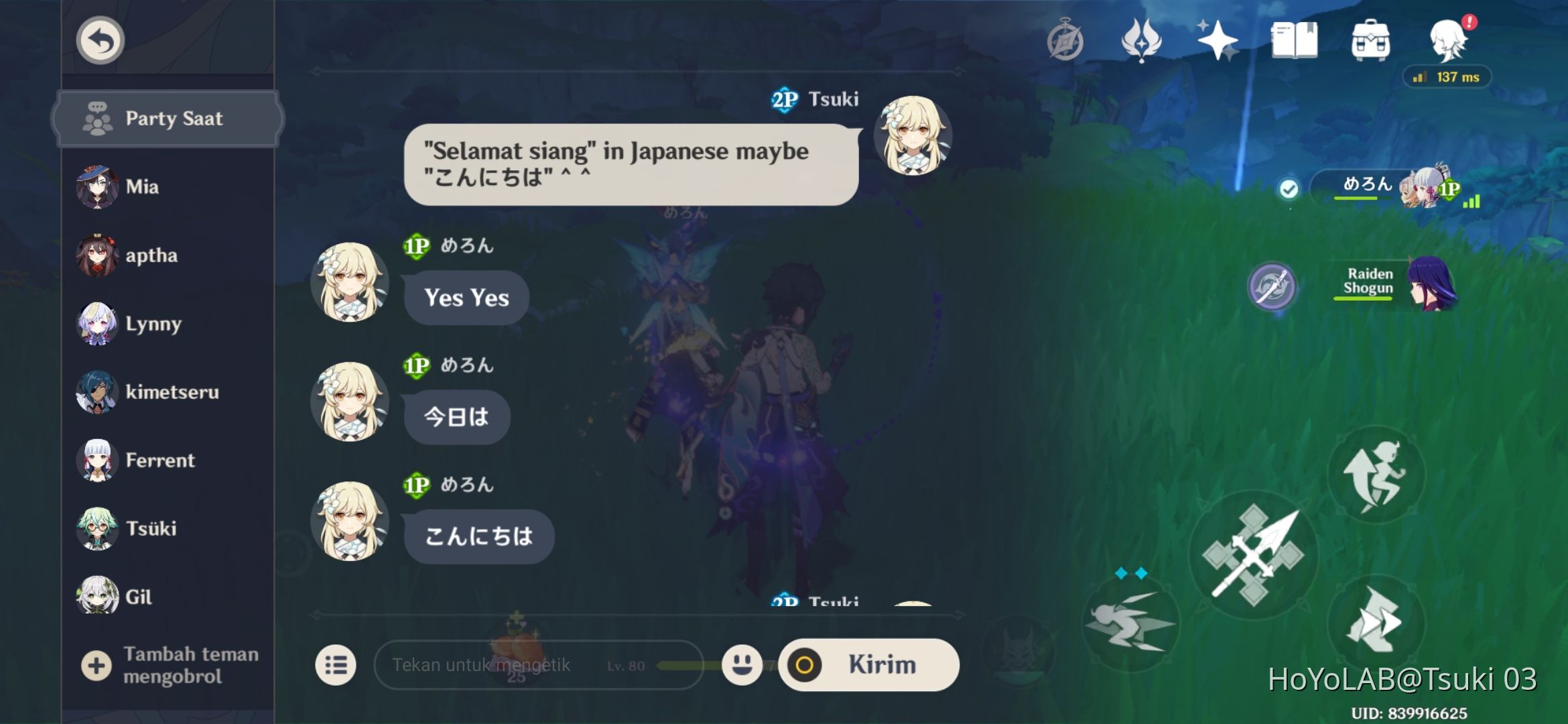 Belajar Bahasa Japanese😏 Genshin Impact | HoYoLAB