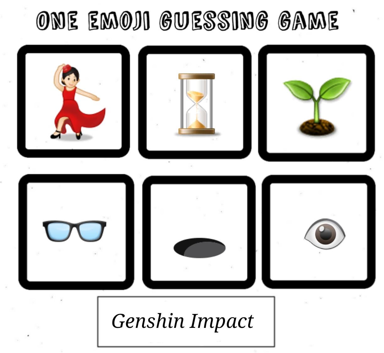 One emoji Guessing Game | HoYoLAB