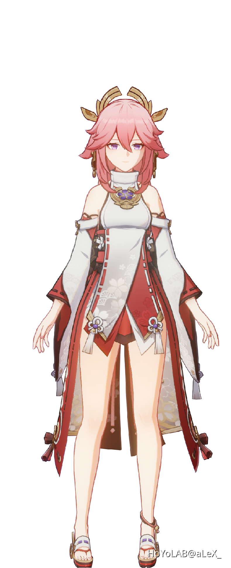 Miko if her ears were up 😁 Genshin Impact | HoYoLAB