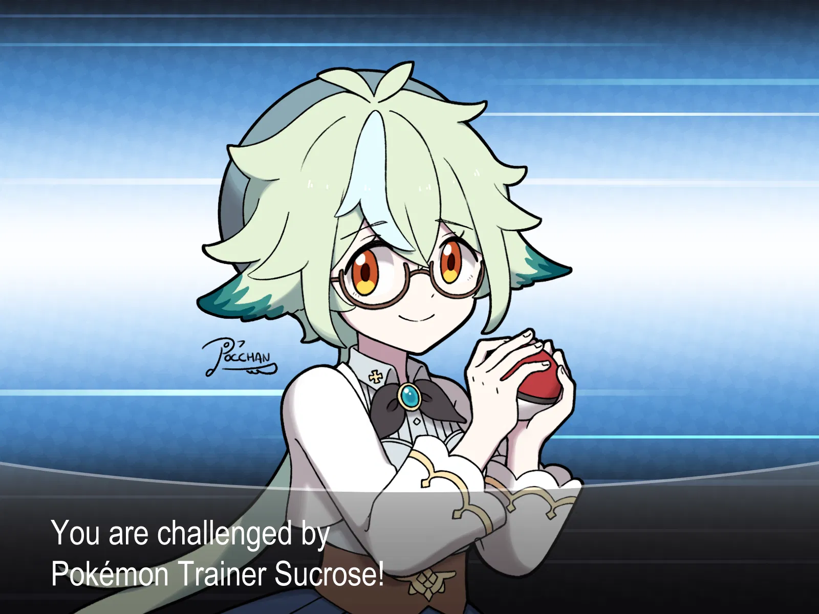 Albedo & Sucrose in Pokemon Style Genshin Impact | HoYoLAB