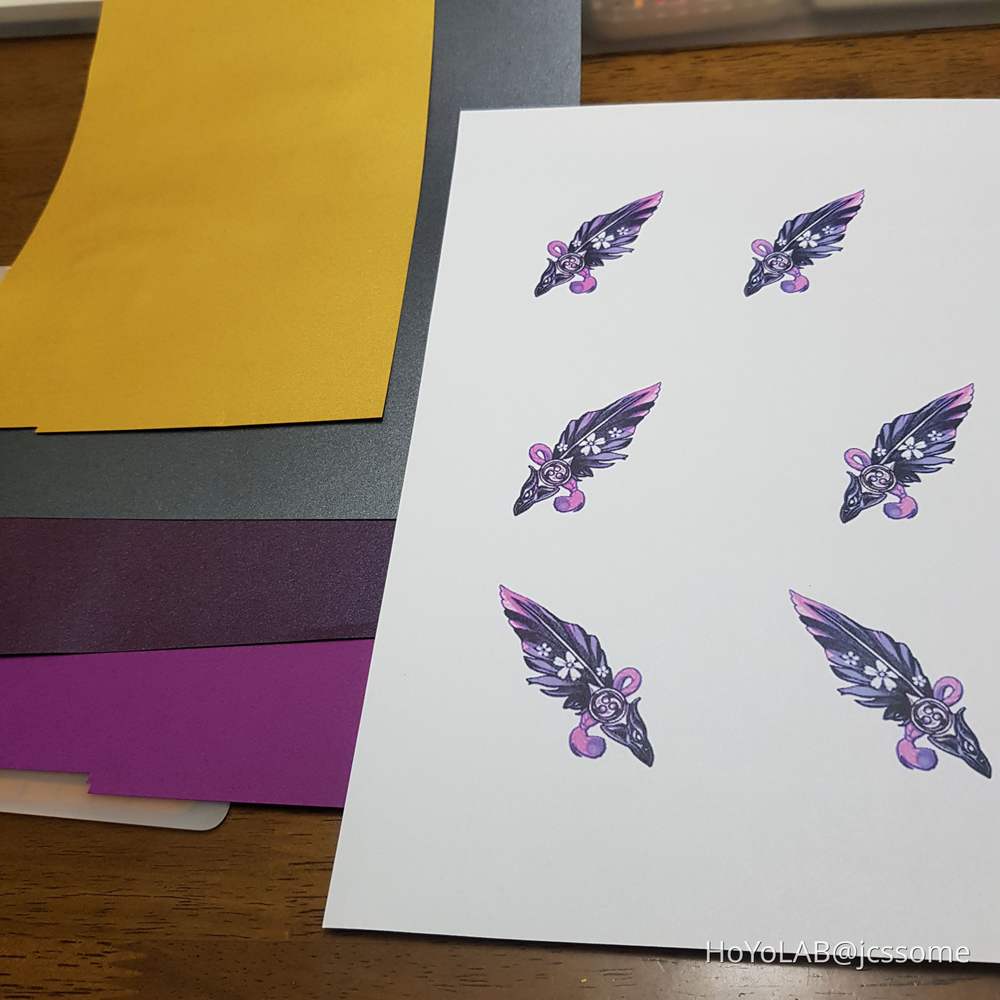 [papercraft] Emblem of Severed Fate- Sundered Feather Genshin Impact ...