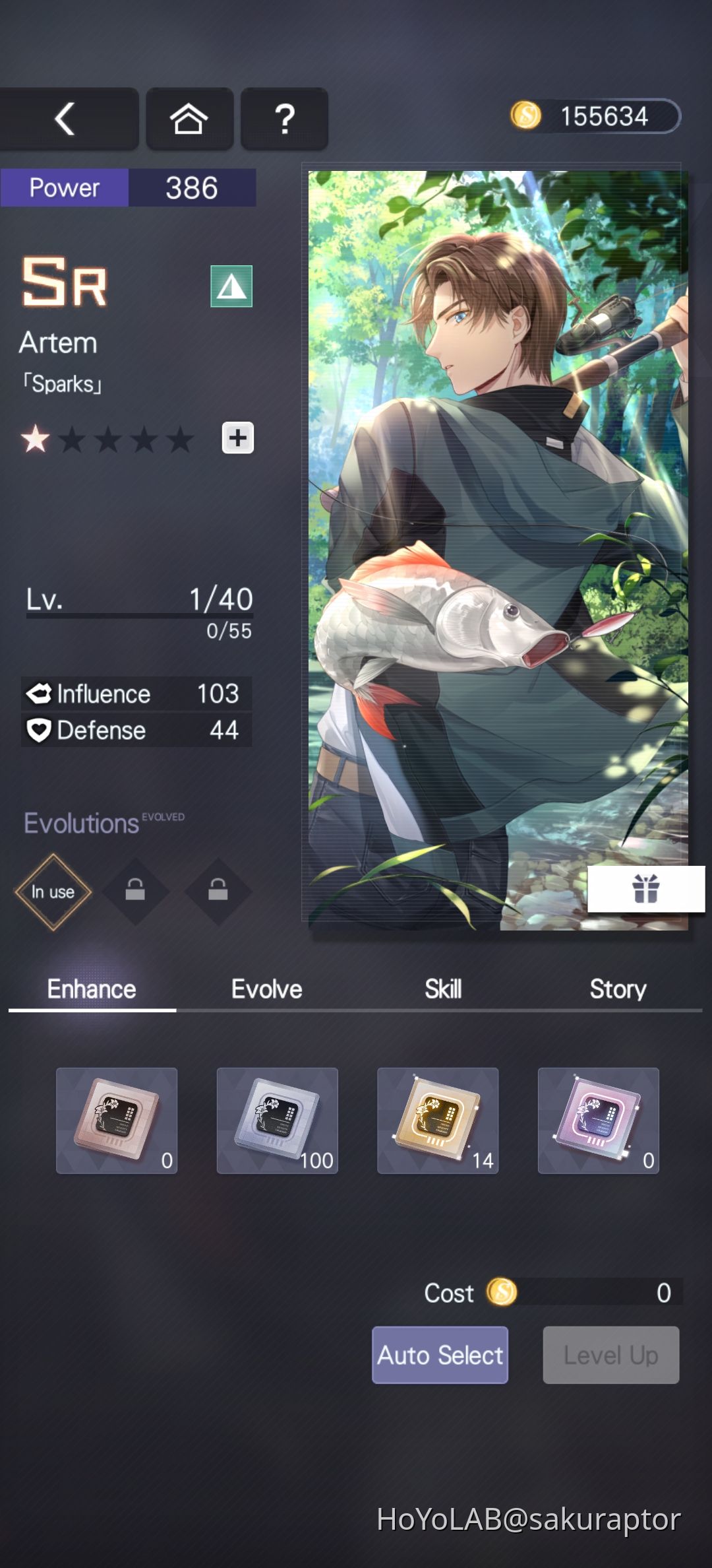 my first sr card of artem :D Tears of Themis | HoYoLAB