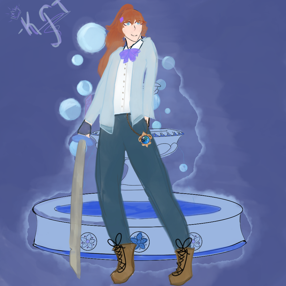 My new Fontaine OC sketch ️ Genshin Impact | HoYoLAB