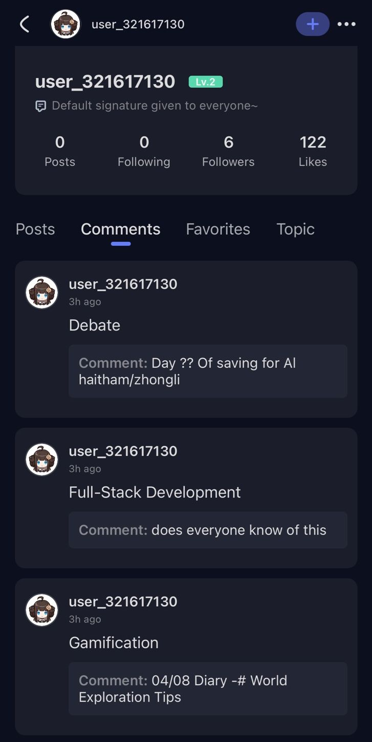 new type of spam/scammer accounts | HoYoLAB