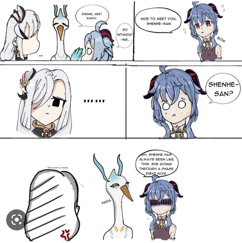 Shenhe memes ️👧🏻🗡️ Genshin Impact | HoYoLAB