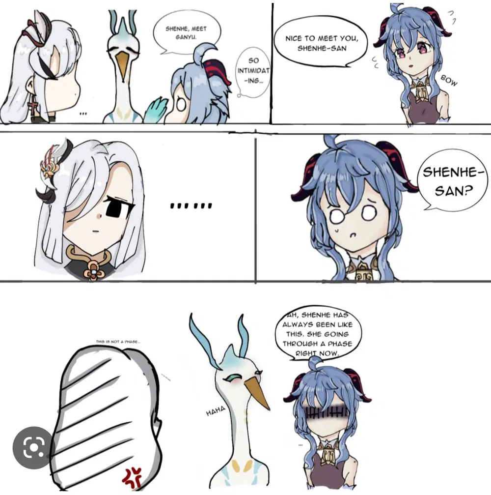 Shenhe memes ️👧🏻🗡️ Genshin Impact | HoYoLAB