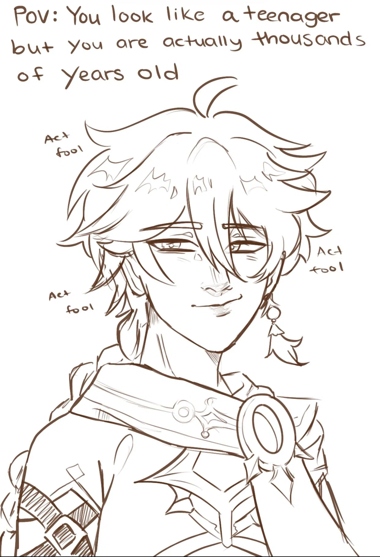 Smug Aether Genshin Impact | HoYoLAB