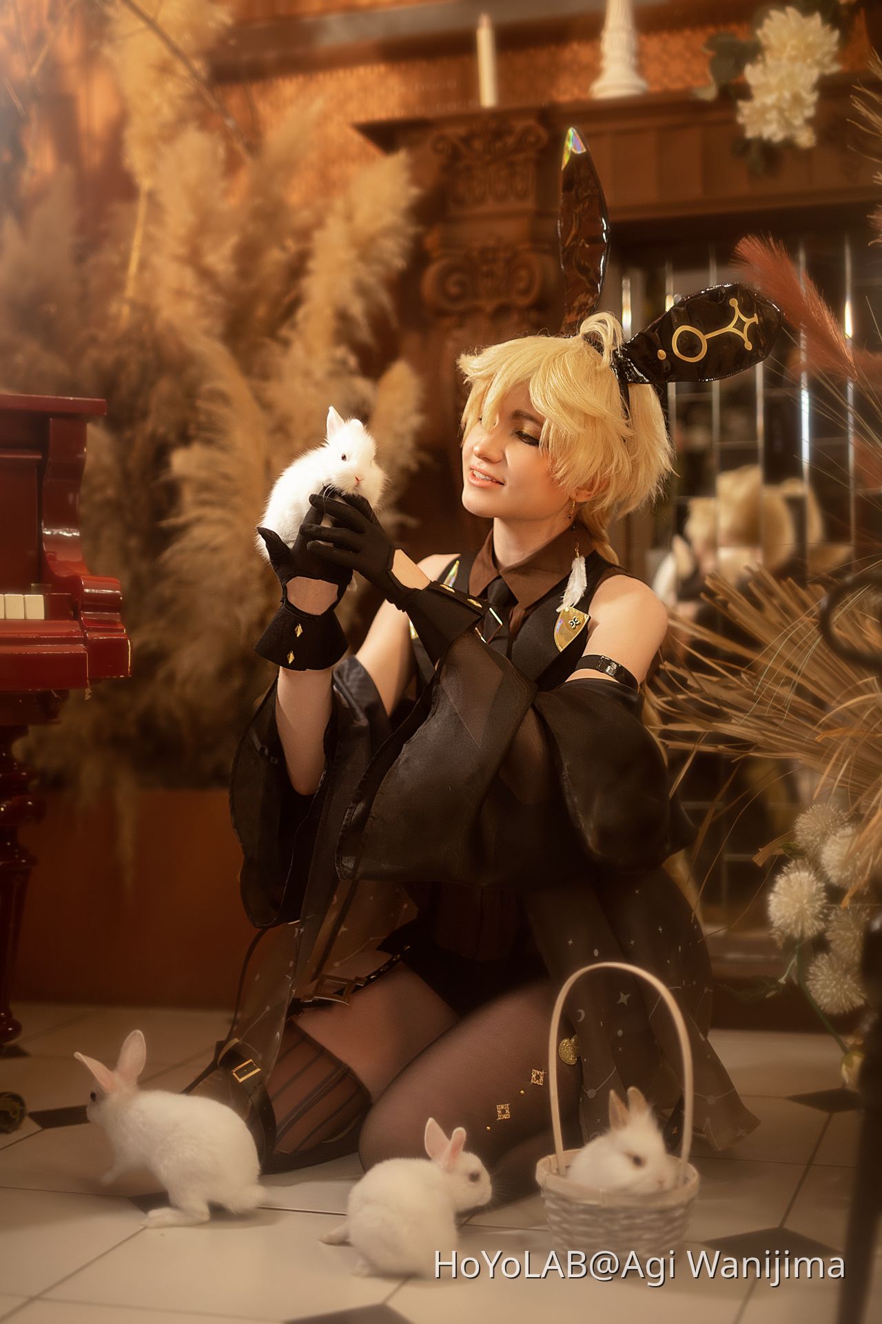 Aether bunny cosplay l Happy Easter 🐰 Genshin Impact | HoYoLAB