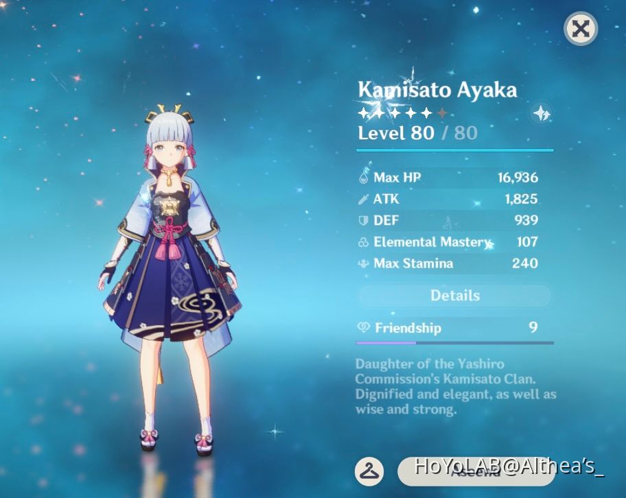 Build ayaka Genshin Impact | HoYoLAB