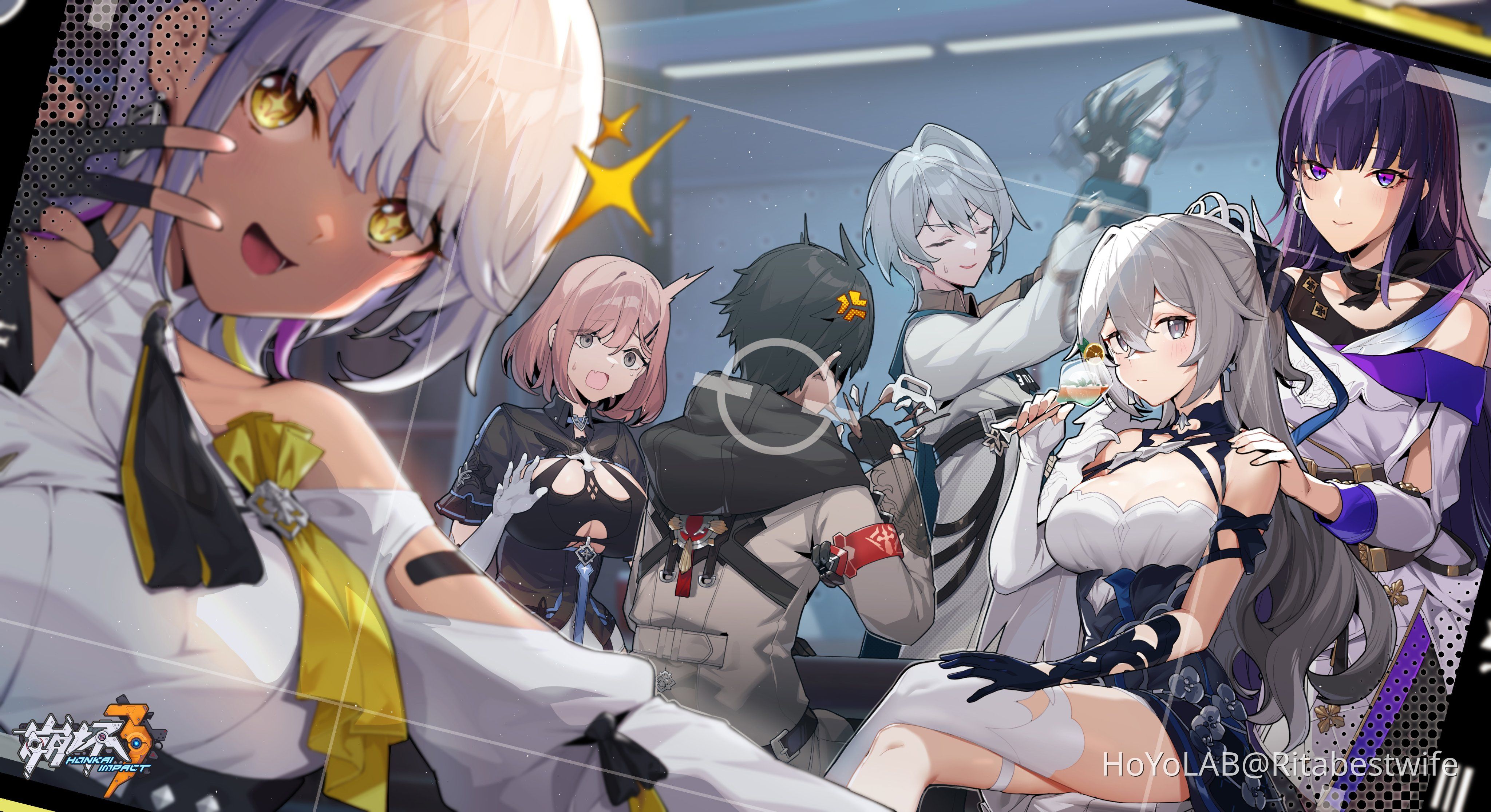 Adam à có gì chú bình tĩnh đi, cái ly có tội tình gì đâu mà làm vỡ nó vậy Honkai Impact 3rd ...