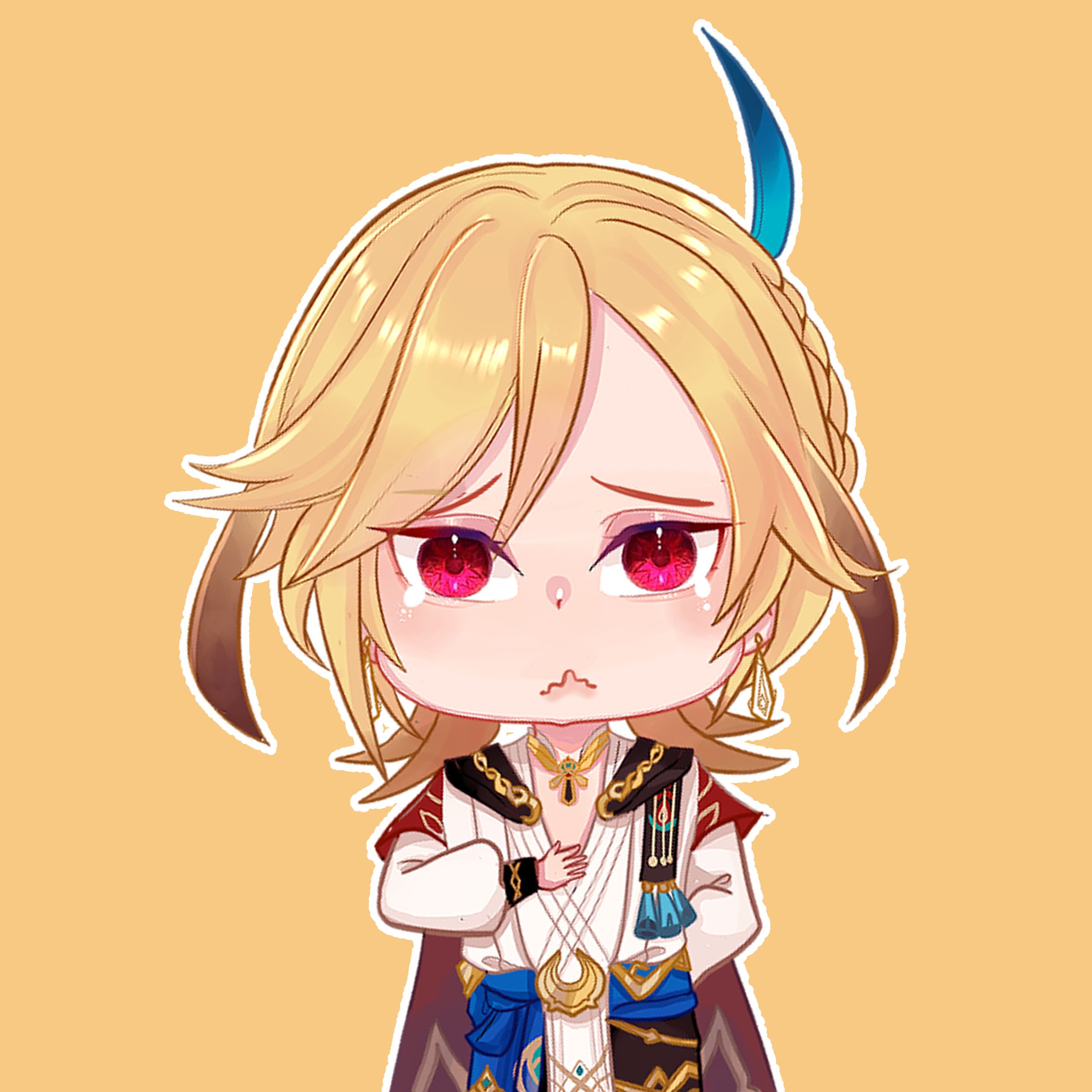 Kaveh chibi sad Genshin Impact | HoYoLAB