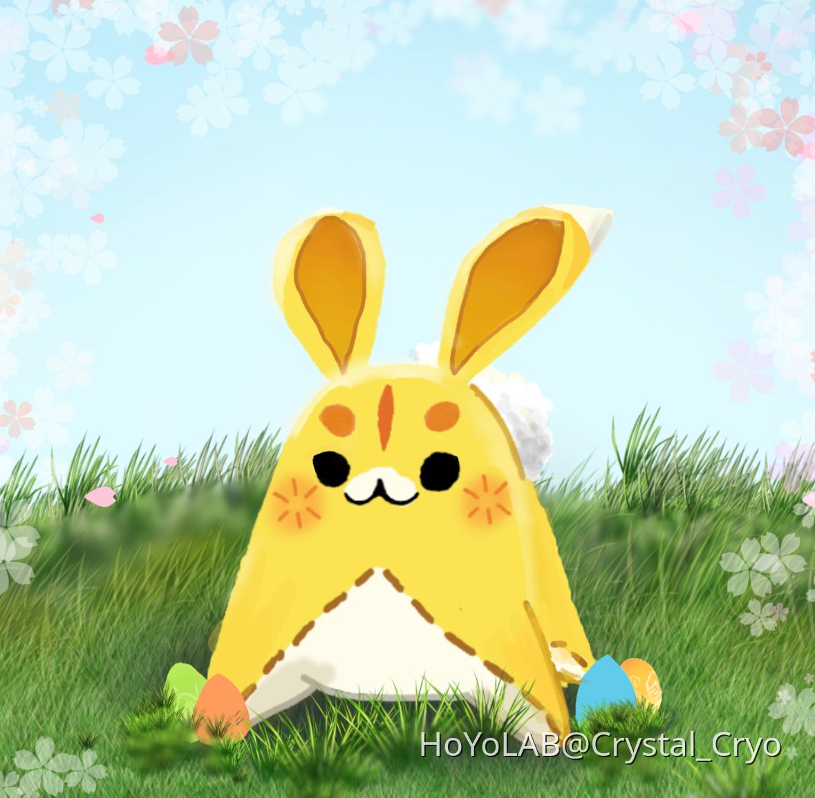 Art diary 95: Happy Easter! Genshin Impact | HoYoLAB