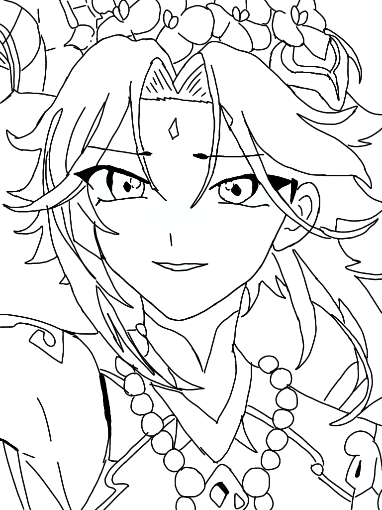 Xiao and Qingxin flower crown Genshin Impact | HoYoLAB