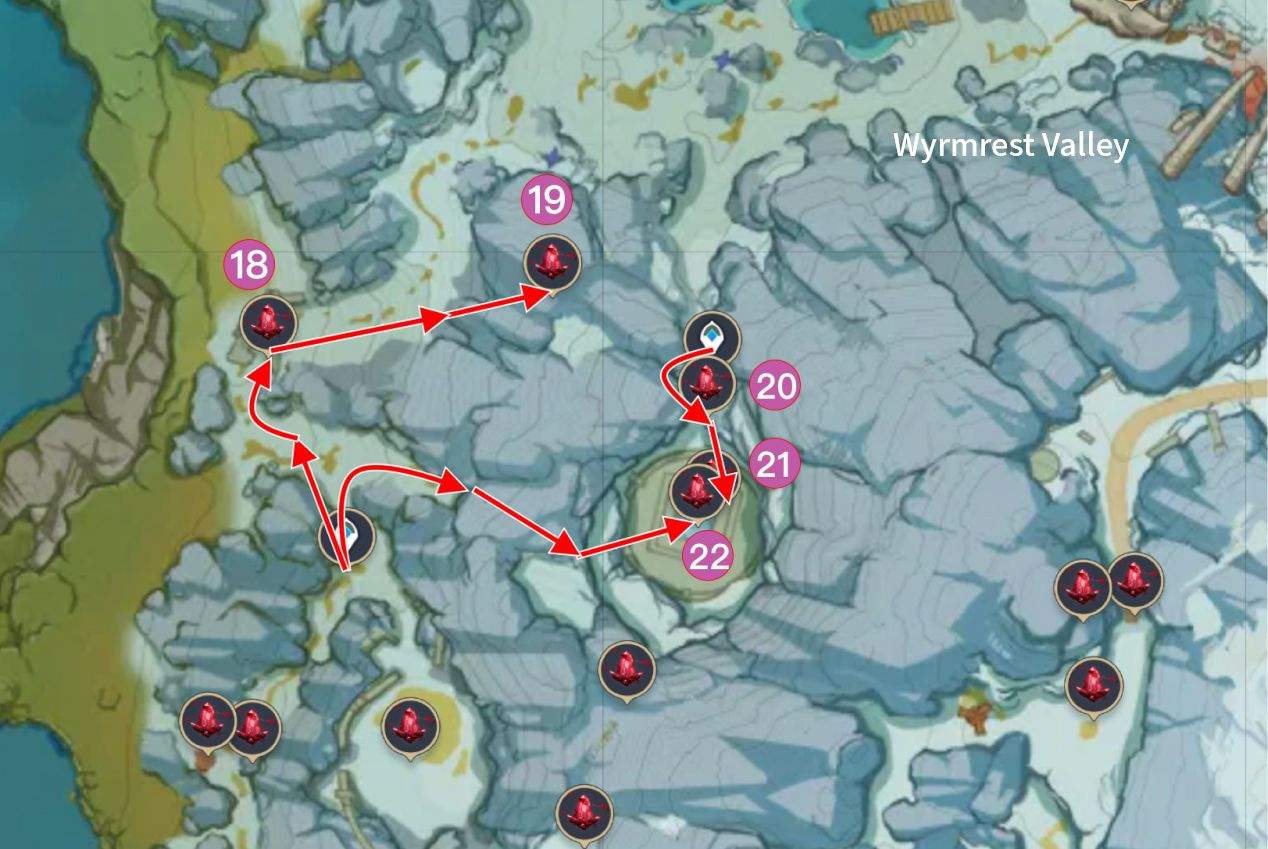Guide to All Crimson Agate Locations (II/VIII) Genshin Impact | HoYoLAB