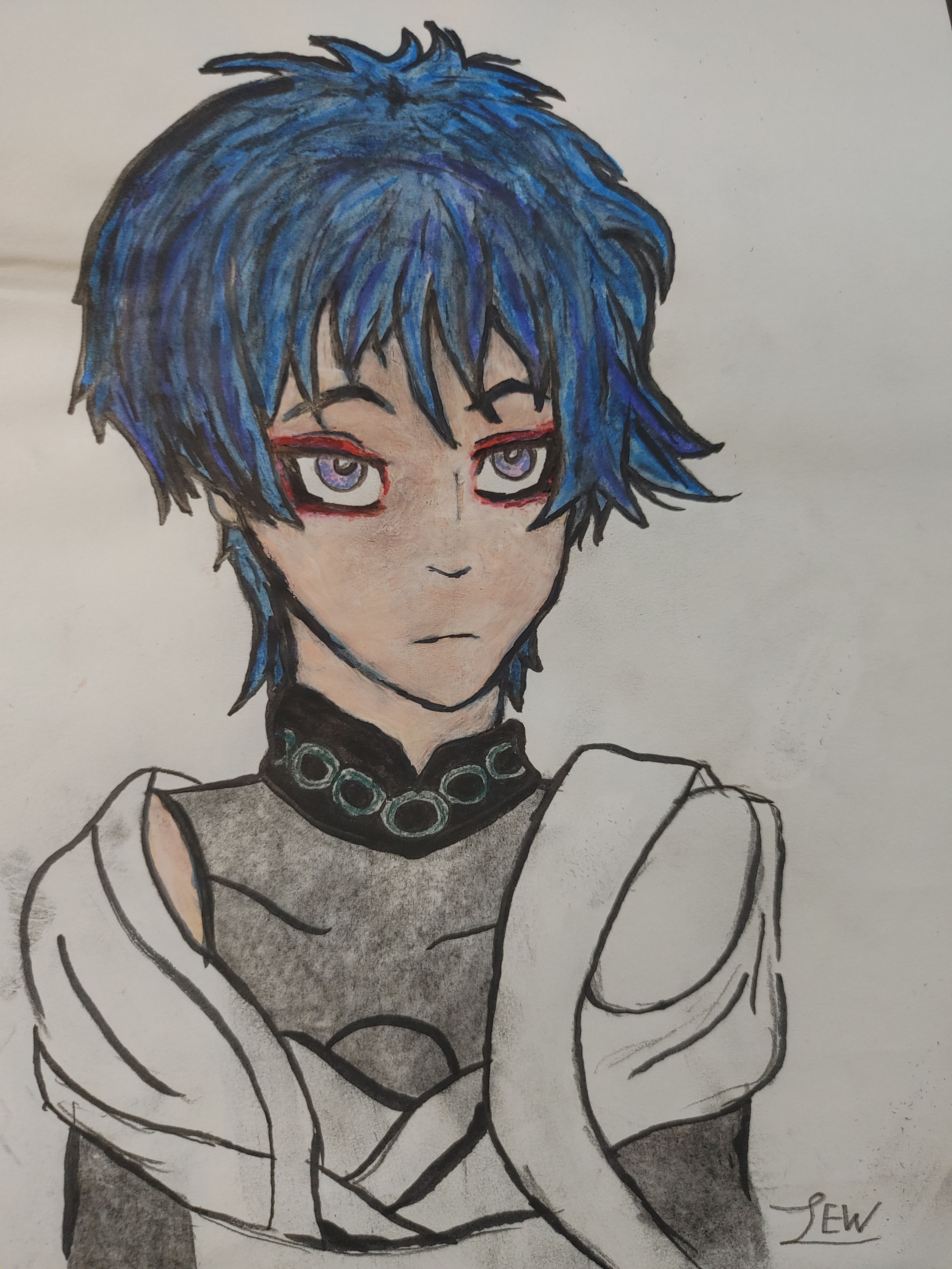 Tried Drawing Scara- Genshin Impact | HoYoLAB