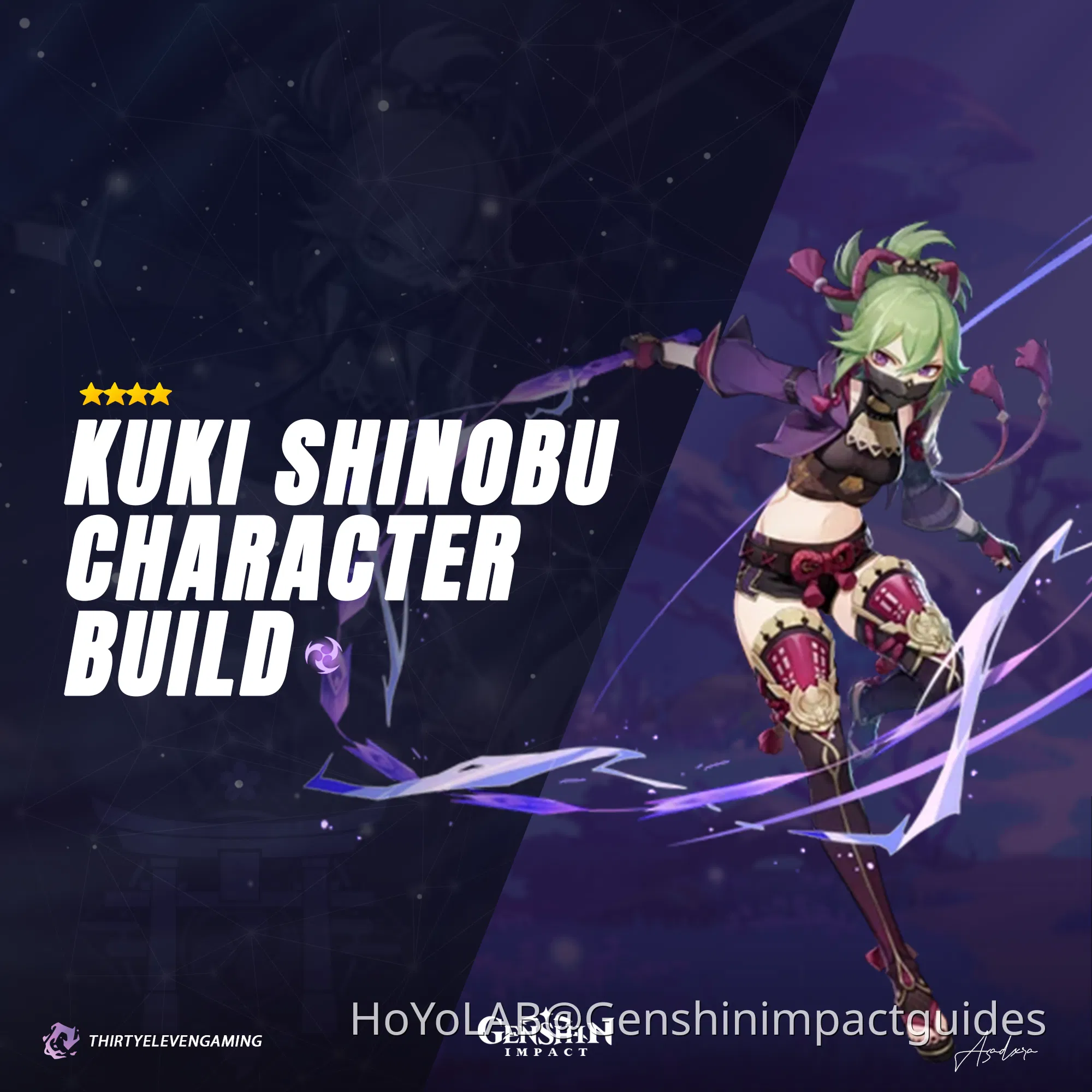 Kuki Shinobu Support Build ⚡️ Genshin Impact | HoYoLAB