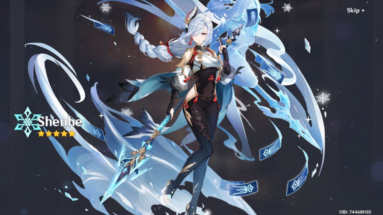 I cannot believe this. My first EVER 5 star is Shenhe. I got her on ...