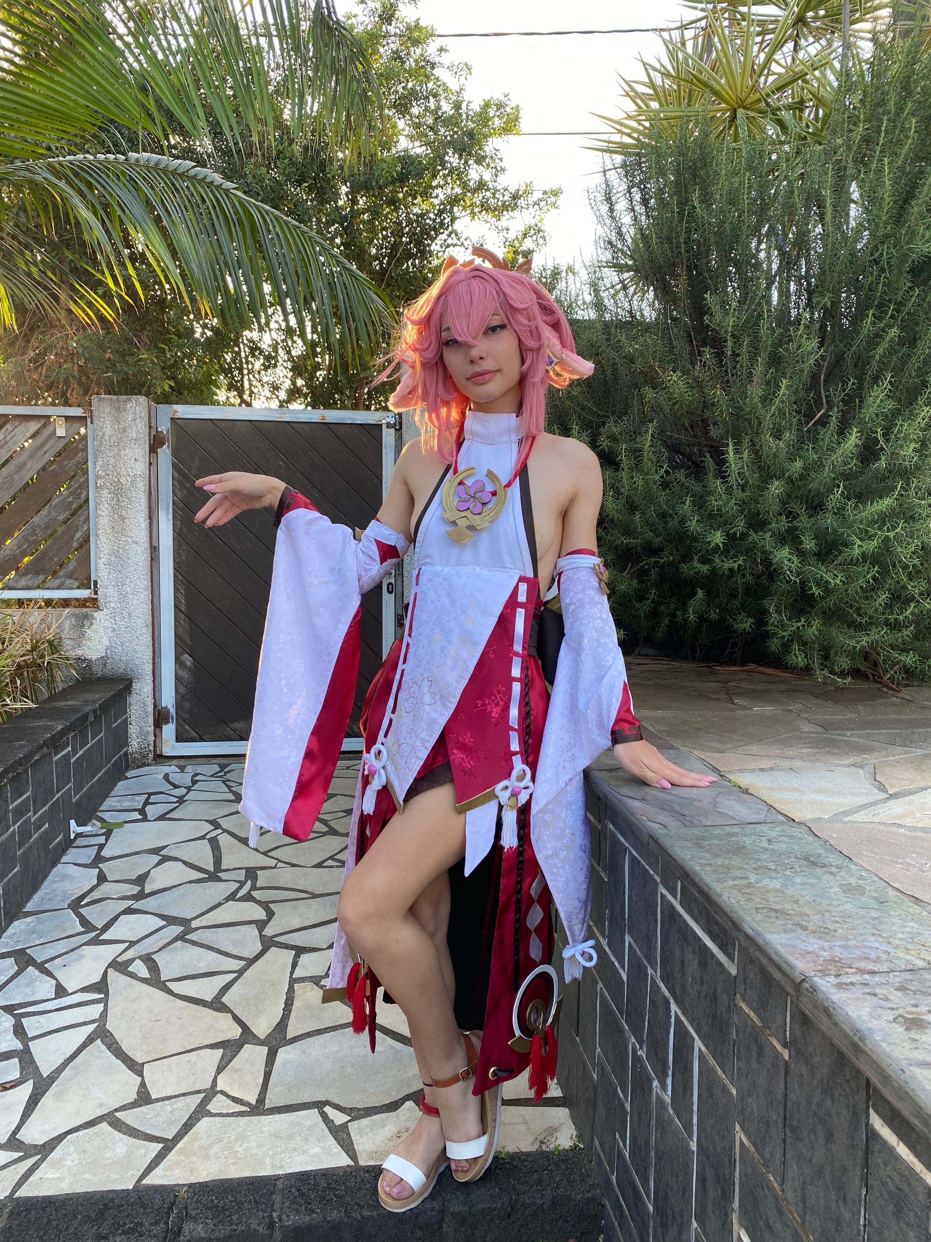 Handmade yae miko cosplay 🌸 Genshin Impact | HoYoLAB