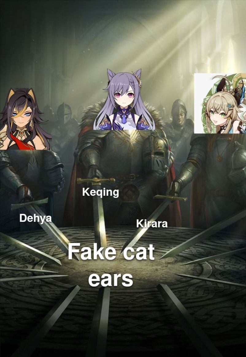 The fake cat ears squad Genshin Impact | HoYoLAB