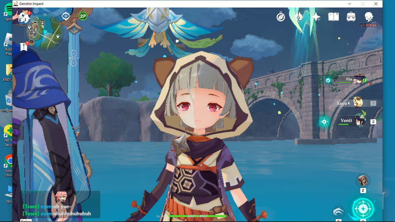 Sayu has obtained the skill of the anemo archon Genshin Impact | HoYoLAB