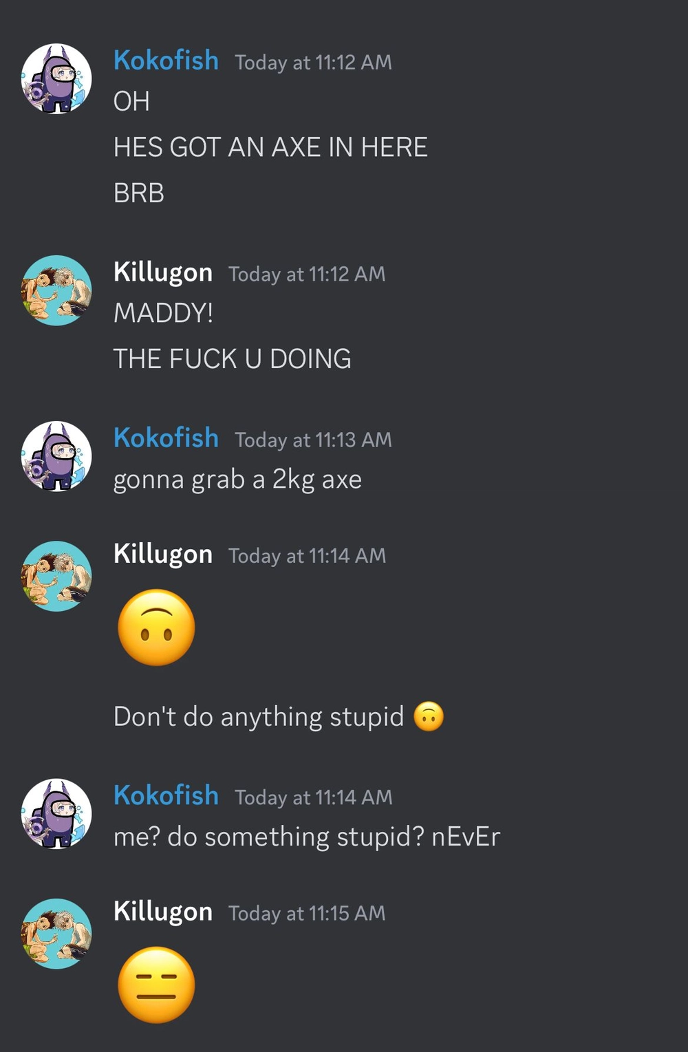 Recent discord conversations | HoYoLAB