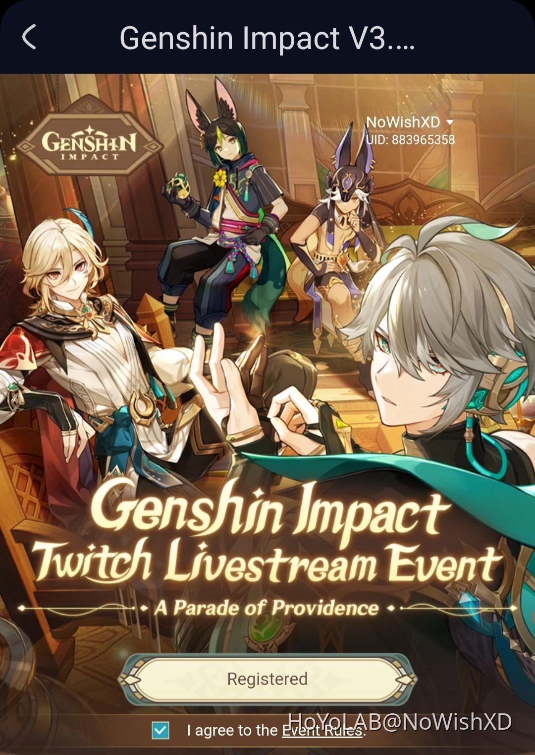 Twitch Event Genshin Impact | HoYoLAB