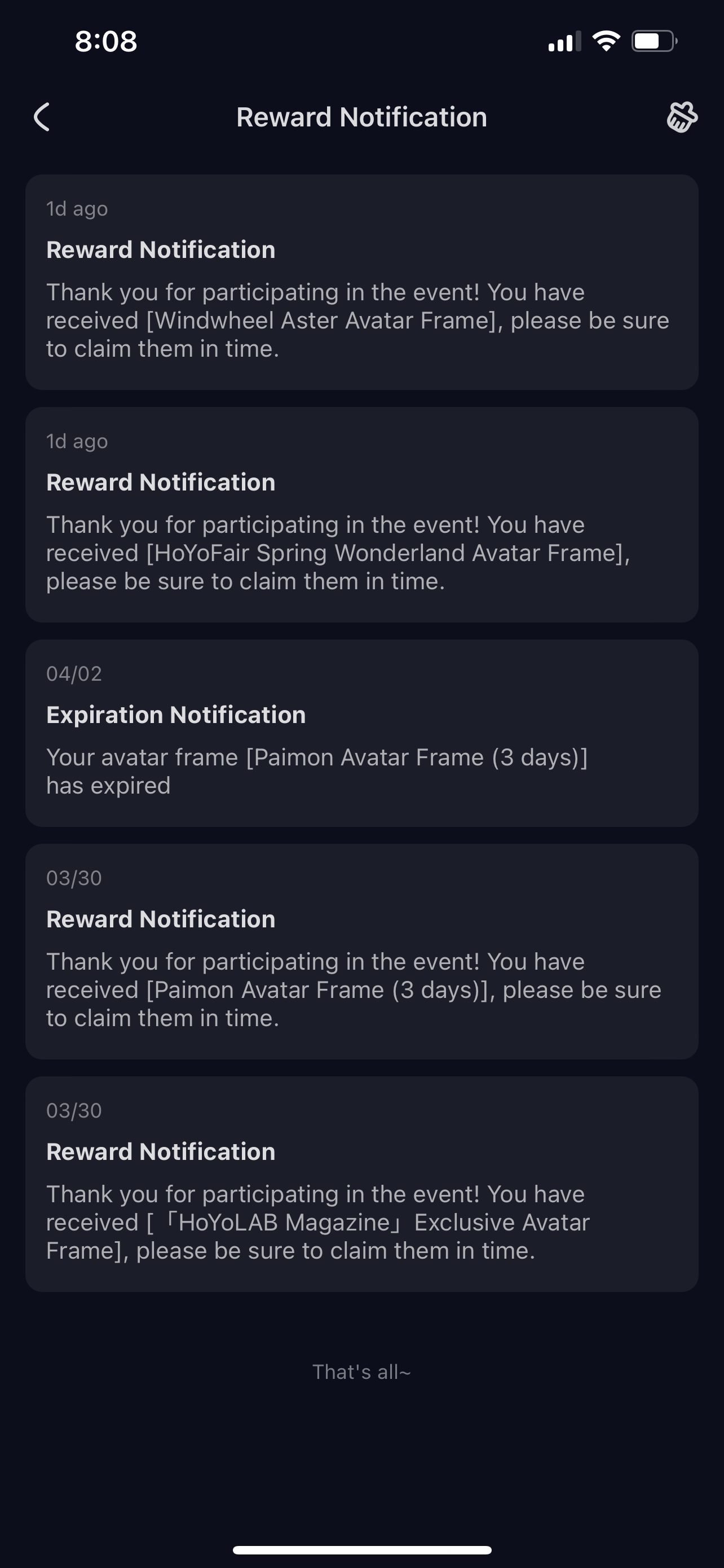 Help! How to claim avatar frames? Genshin Impact | HoYoLAB