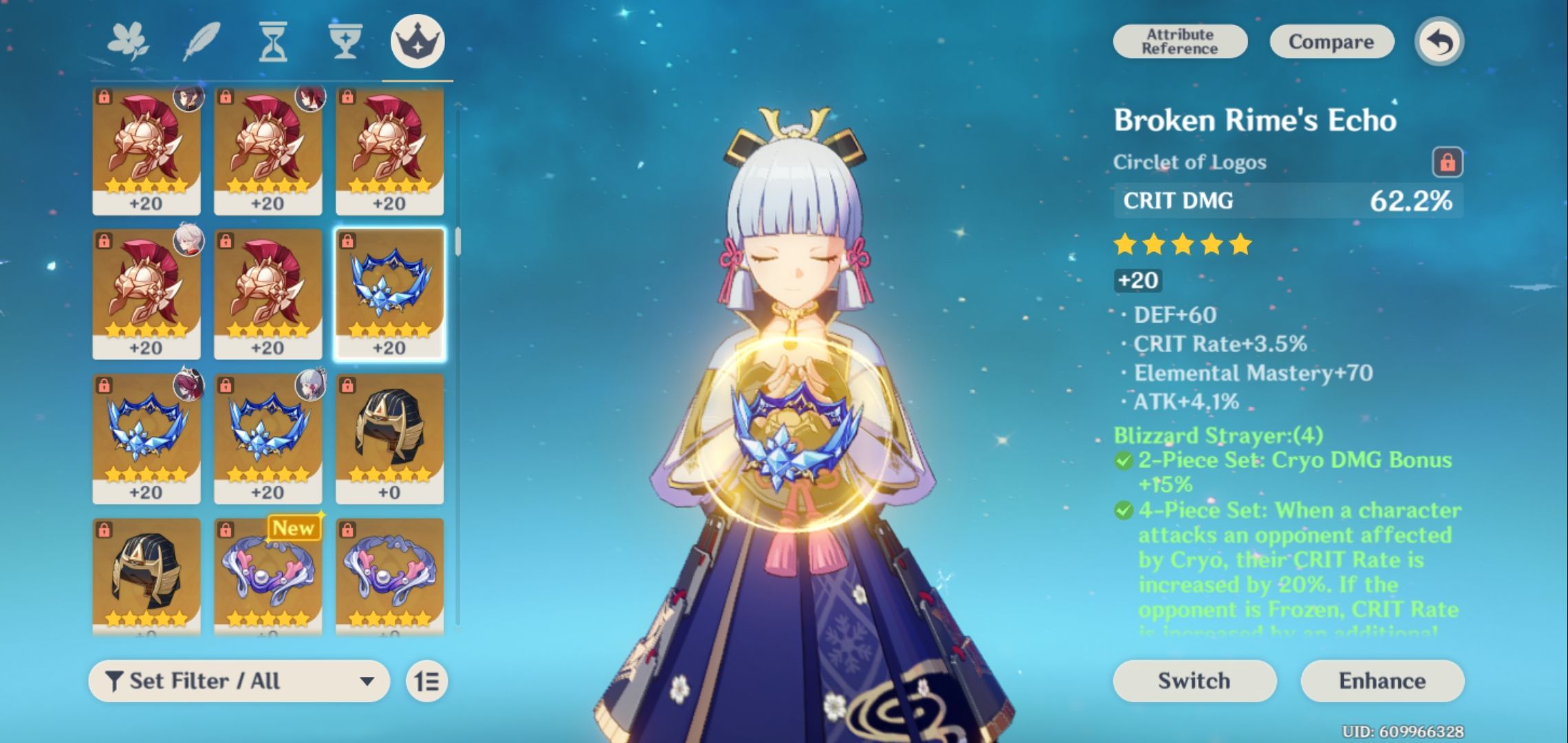 ayaka artifact Genshin Impact | HoYoLAB