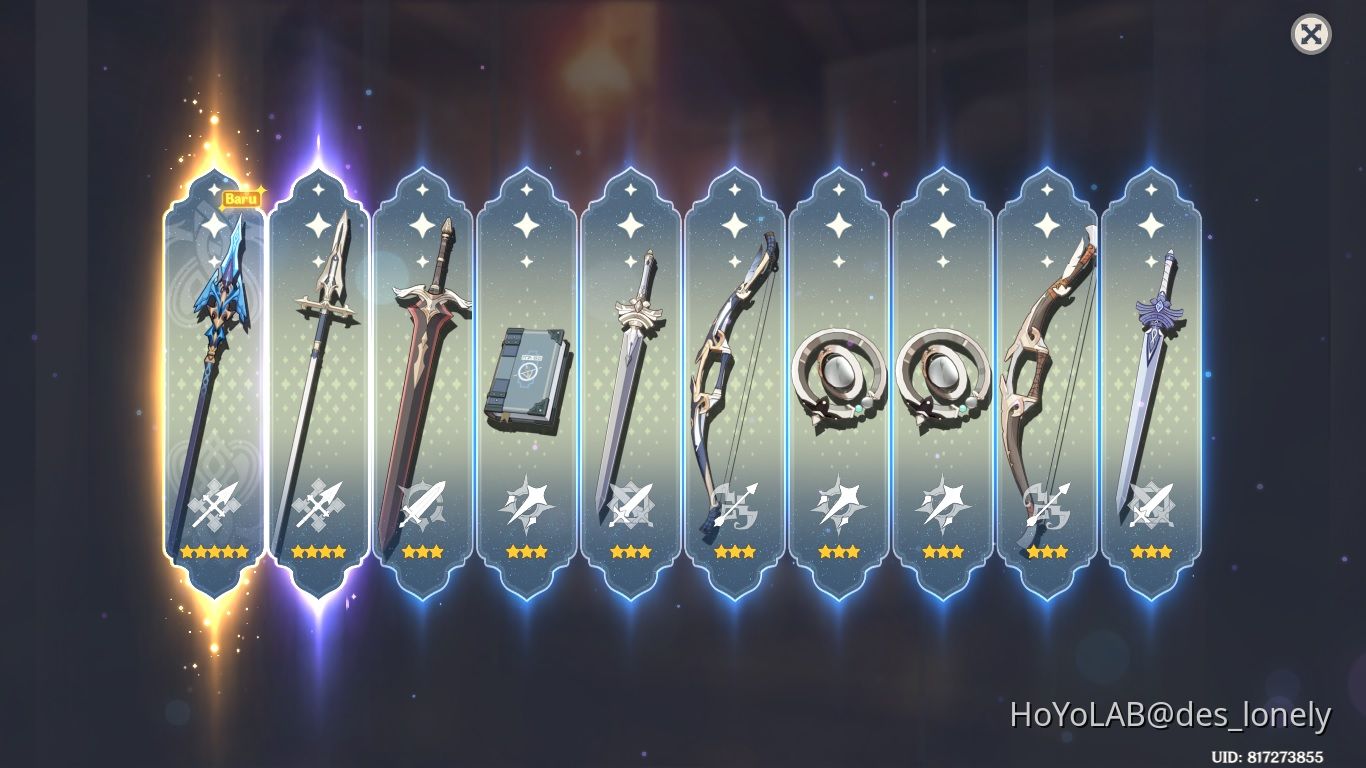 Gacha 10x + 1x Interwined Fate & 4x Acquainted Fate Genshin Impact ...
