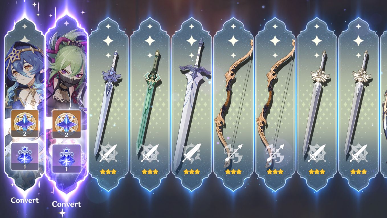 C3 Nahida! C2 Tighnari! C5 Kuki! C6 Layla! How the rerun banner went ...