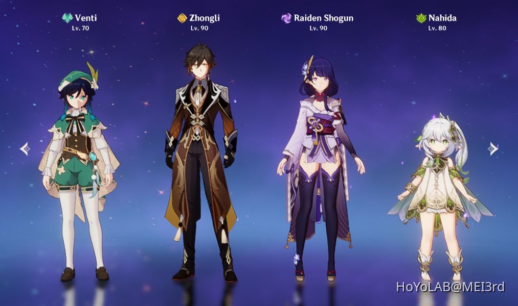 Archon Team assembled at last :( Genshin Impact | HoYoLAB