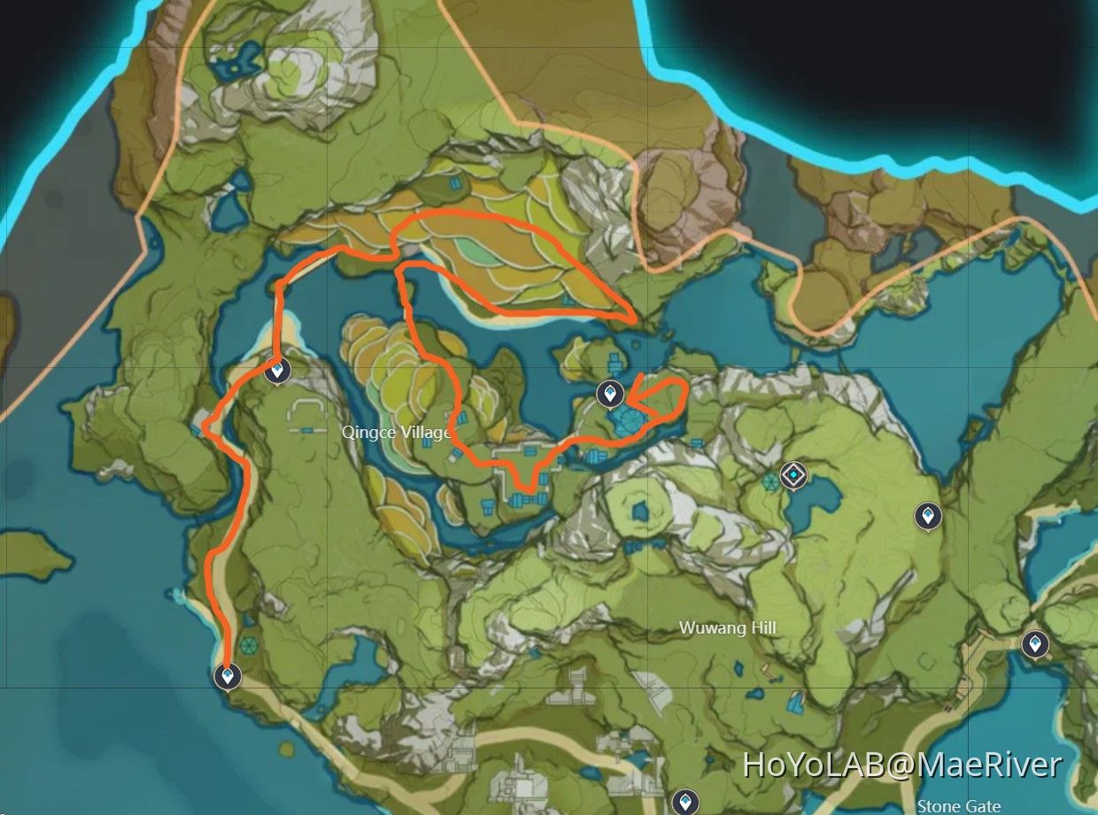 my daily route path Genshin Impact | HoYoLAB