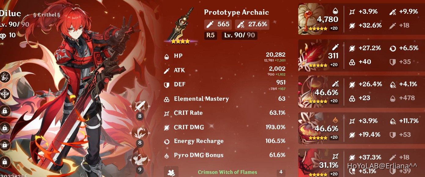 F2P Diluc Build Genshin Impact | HoYoLAB