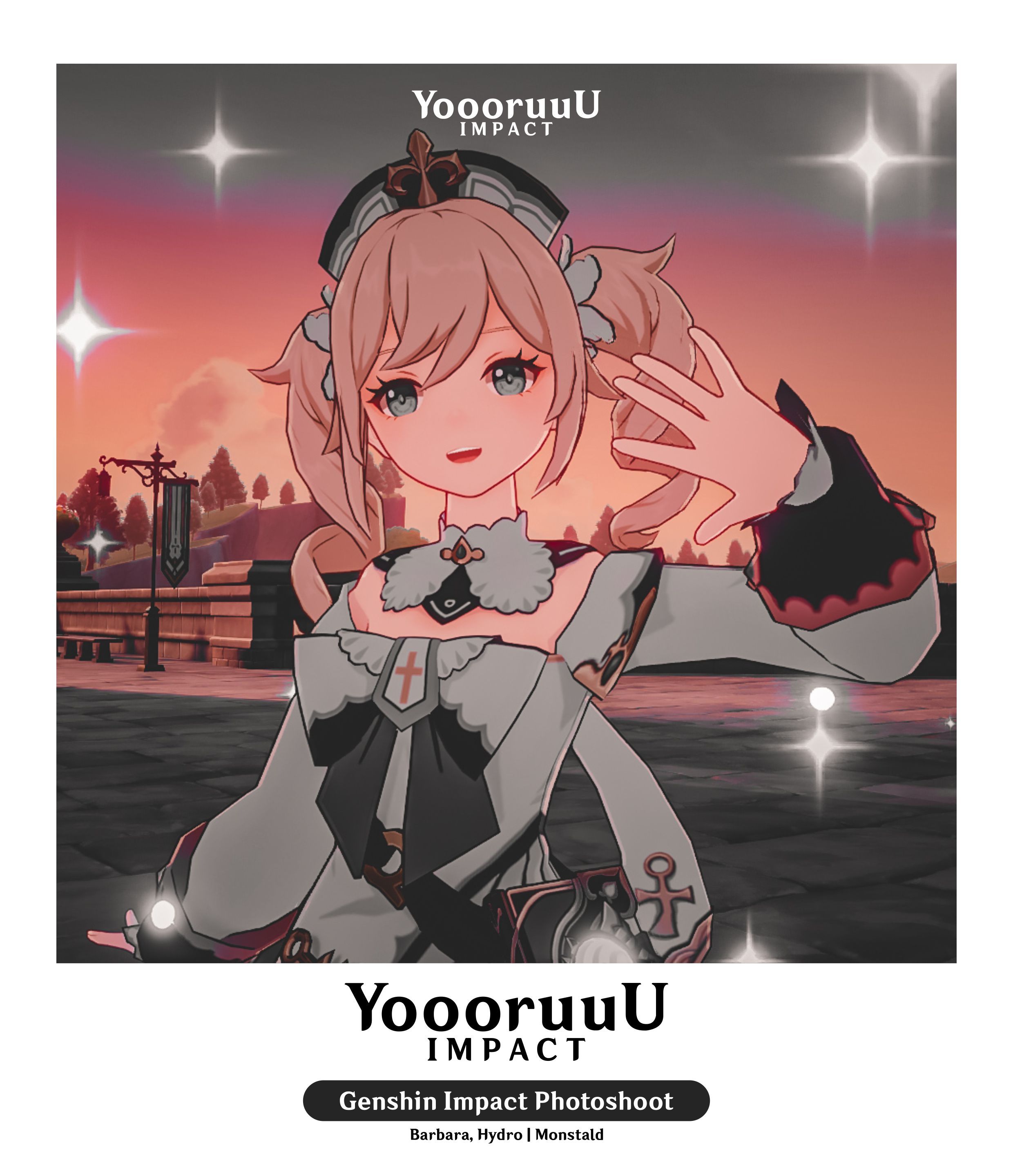 Teyvat Photoshot - Barbara - Hydro Character, Location : Monstald ...
