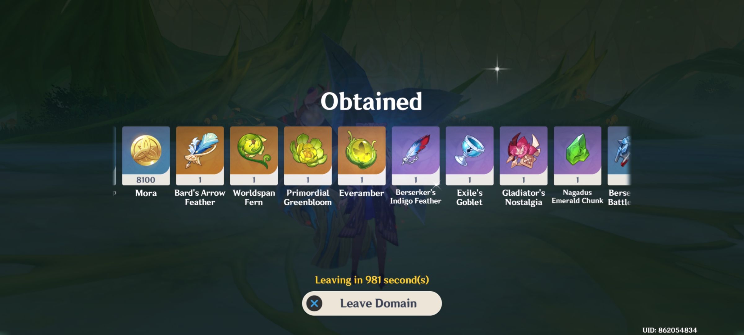 Got all of the boss materials in the first run. Genshin Impact | HoYoLAB