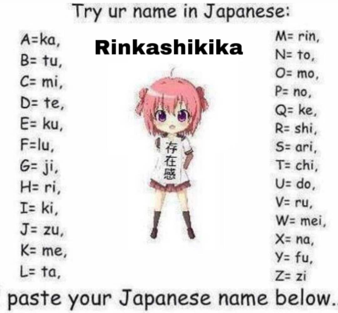 What’s ur name in Japanese? | HoYoLAB