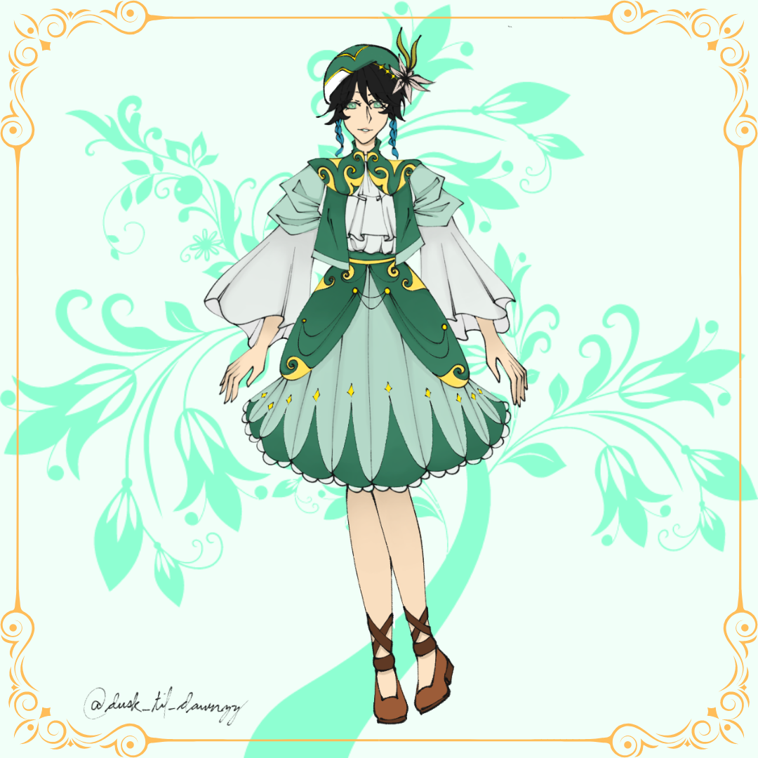 Venti in a dress Genshin Impact | HoYoLAB