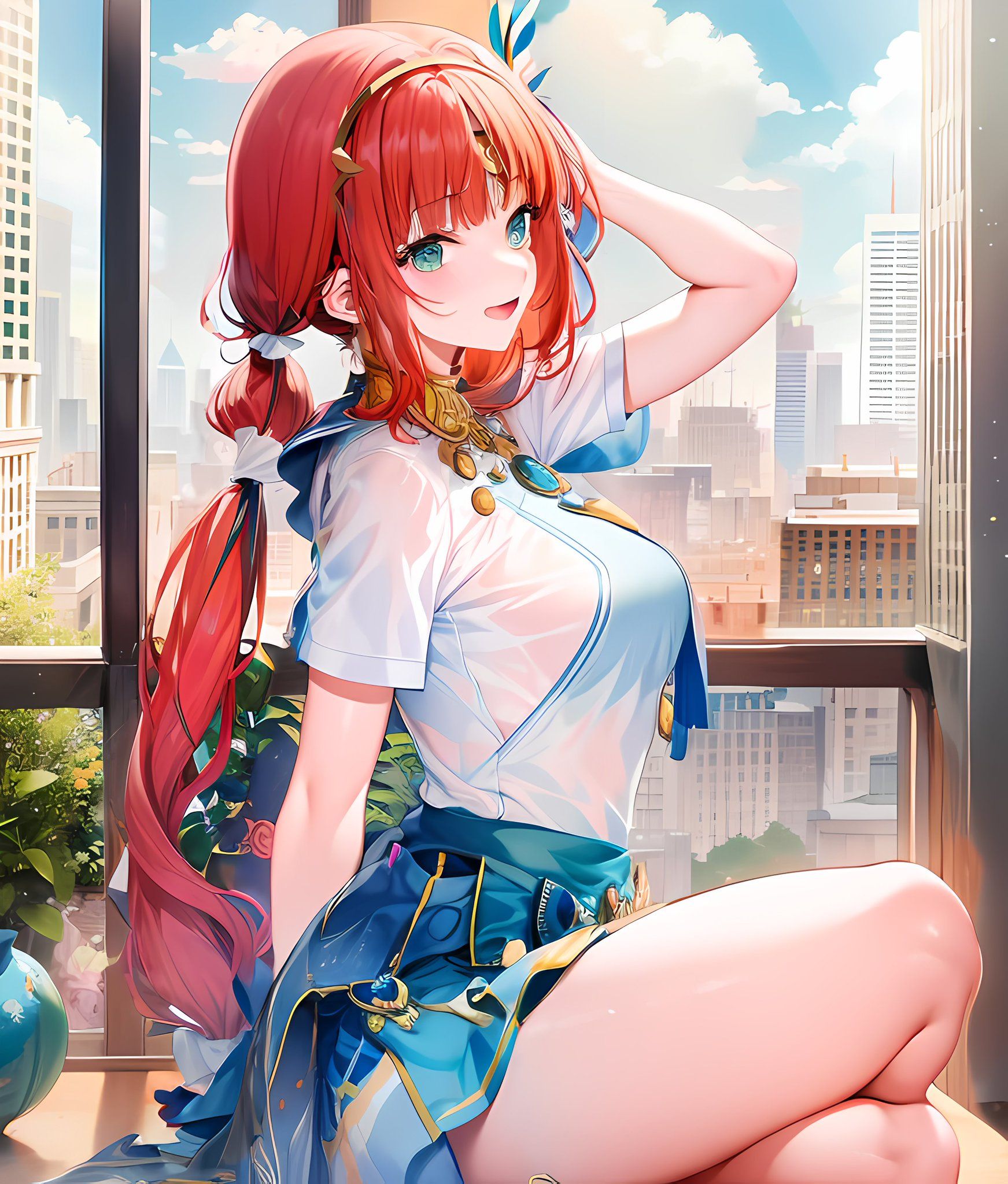 [Fan art] My classmate Nilou! Genshin Impact | HoYoLAB