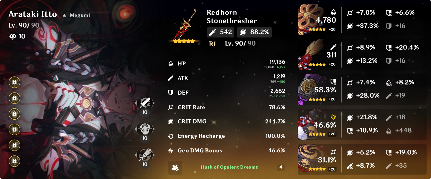 My king’s build Genshin Impact | HoYoLAB